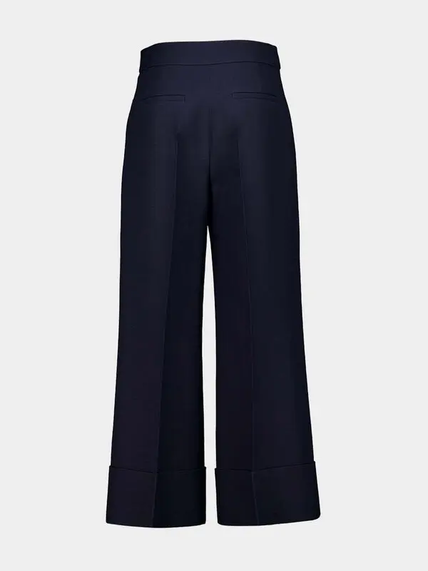 Valentino Garavani Vlogo Signature Turn-up Cuff Trousers
