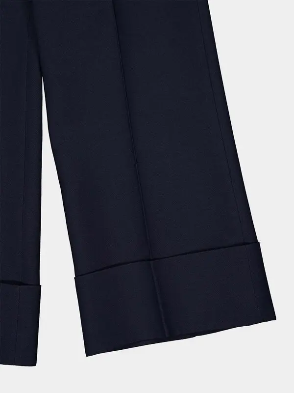 Valentino Garavani Vlogo Signature Turn-up Cuff Trousers