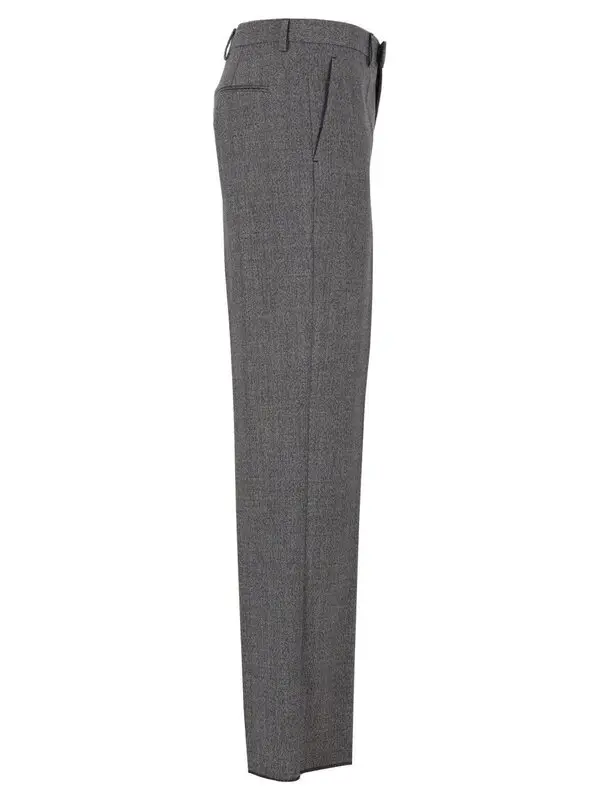 Valentino Garavani Pleated Straight Leg Pants