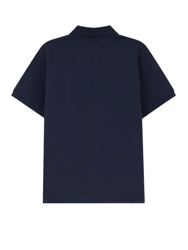 Saint Laurent Collared Short-sleeved Polo Shirt