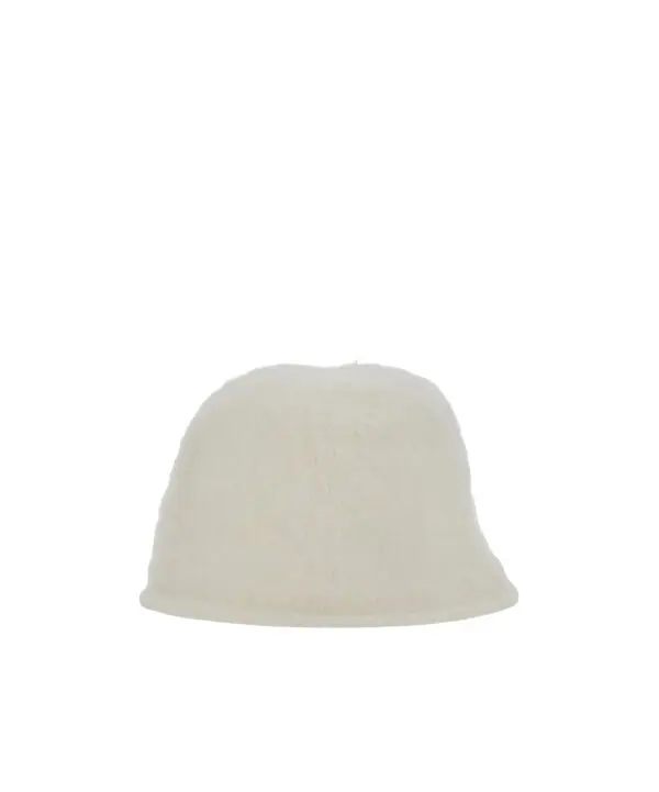 Antonelli Firenze Brushed-knit Bucket Hat - White