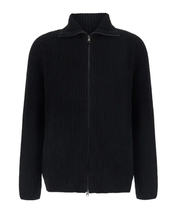 Tagliatore Long-sleeve Zip-up Cardigan