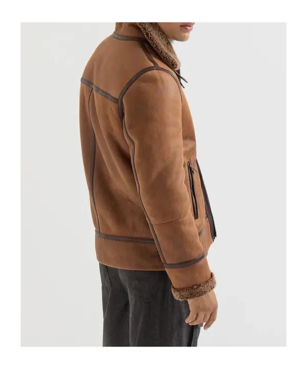 Brunello Cucinelli Shearling Aviator Jacket