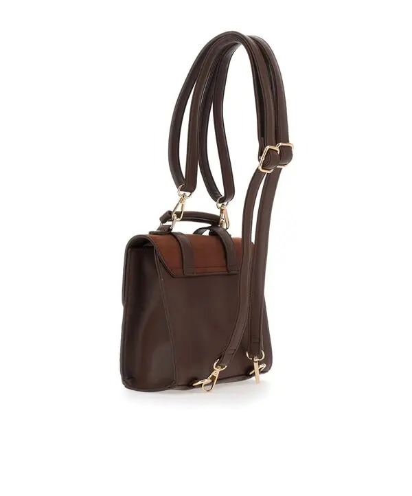 Monnalisa Check-pattern Embroidered Backpack