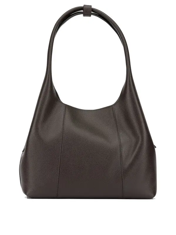LE TANNEUR Pleated Hobo Shoulder Bag