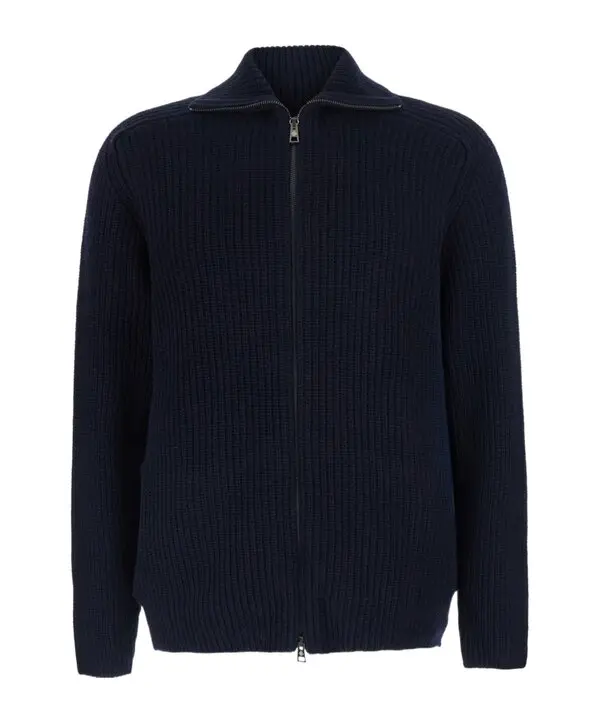 Tagliatore Long-sleeve Zip-up Cardigan