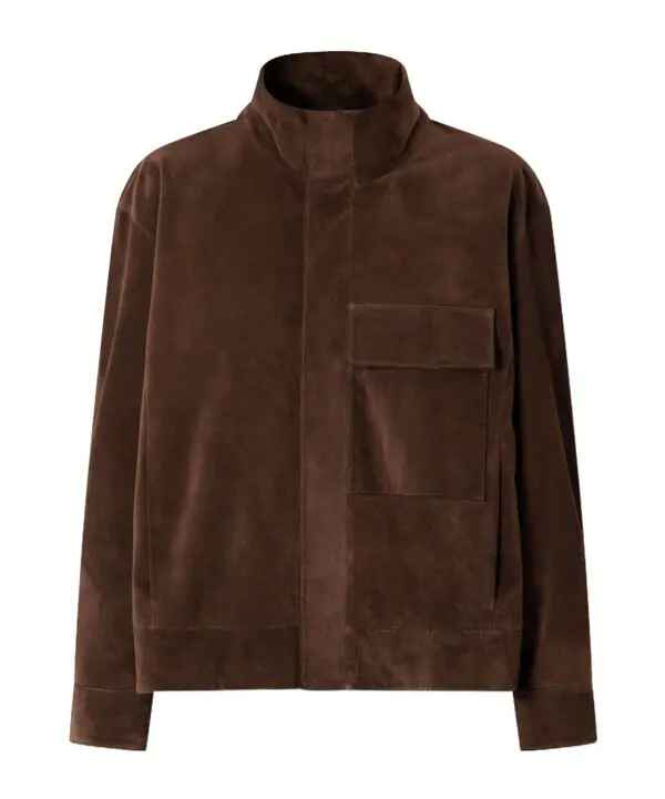 NILI LOTAN Stand Collar Cropped Jacket