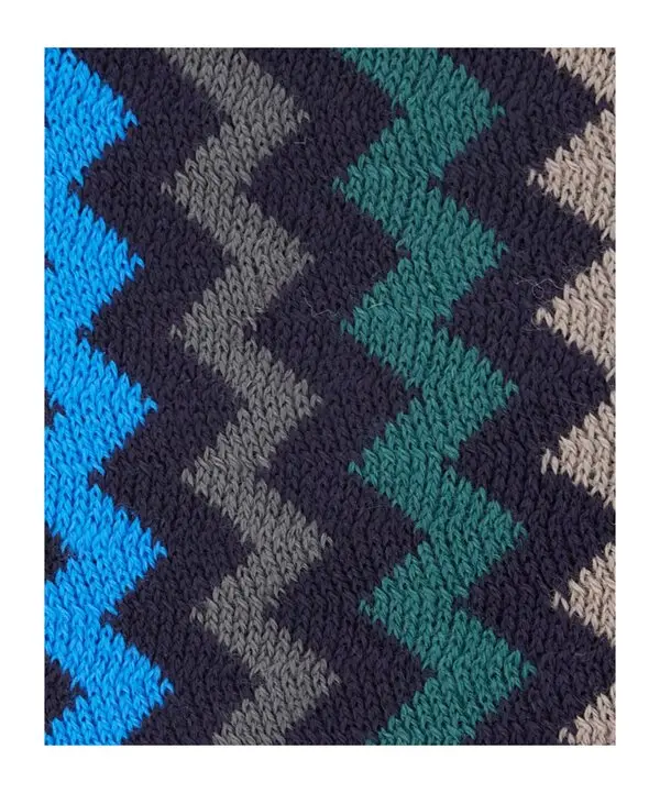 Missoni Zig Zag Motif Fringed Scarf - No