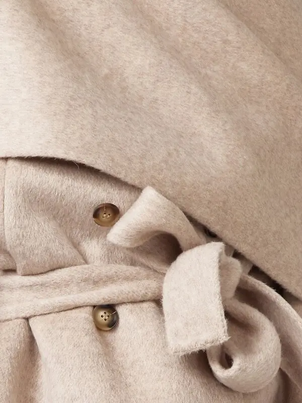 Giuseppe Di Morabito Double-breasted Belted Coat - Nude