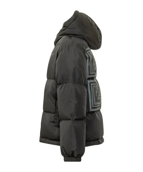 Off-White Hooded Cotton-padded Jacket