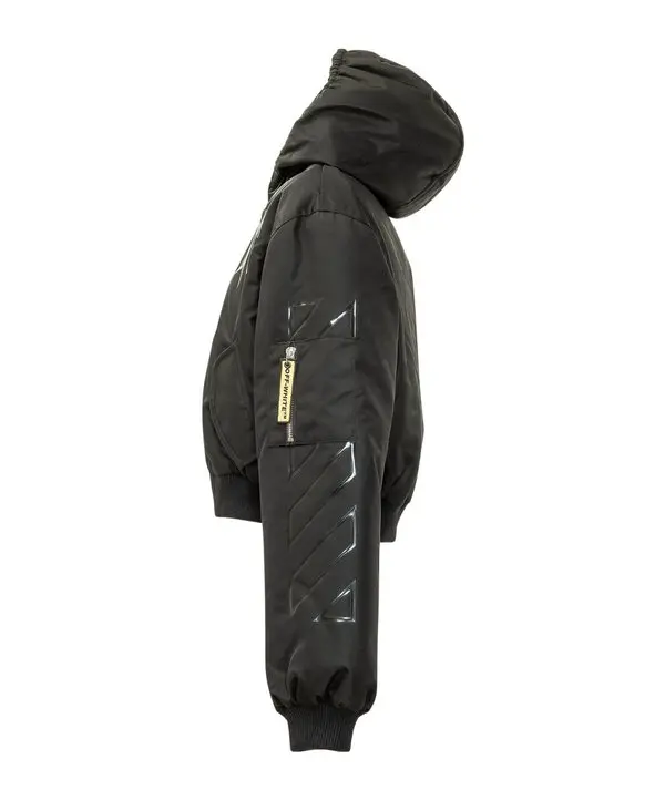 Off-White Long-sleeved Casual Jacket