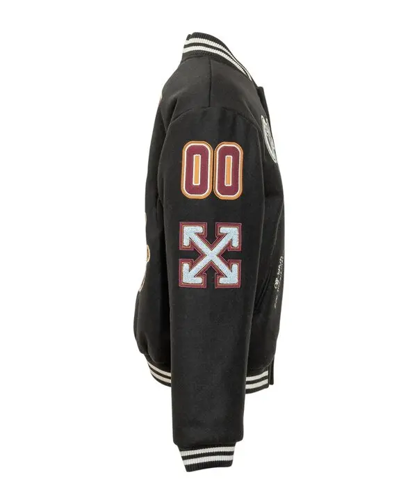 Off-White Long-sleeved Casual Jacket