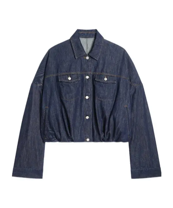 Dries Van Noten Cocoon Shaped Denim Jacket