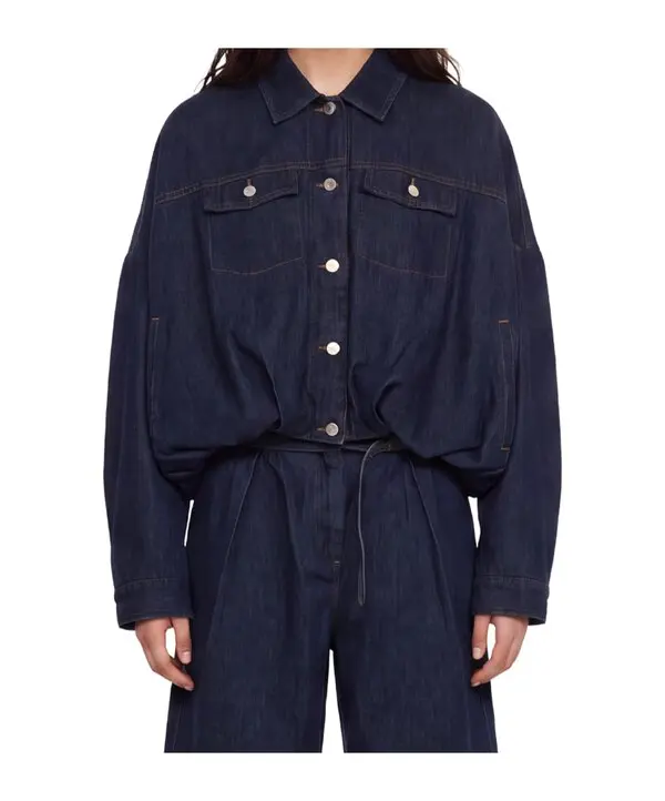 Dries Van Noten Denim Cocoon Jacket