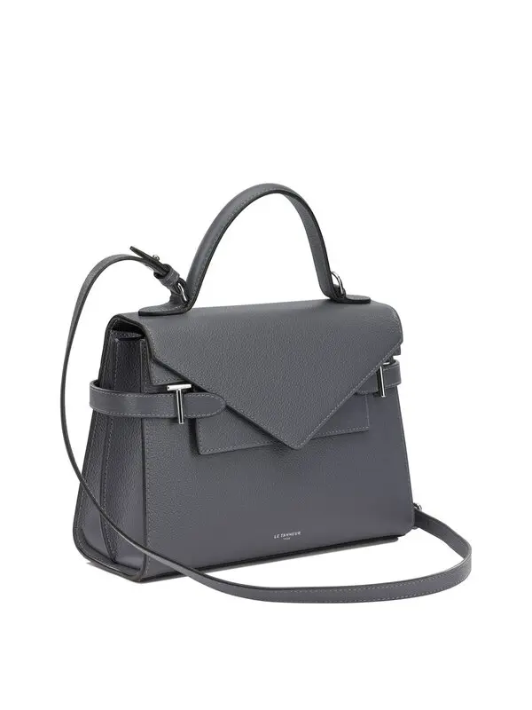LE TANNEUR Structured Flap Shoulder Bag