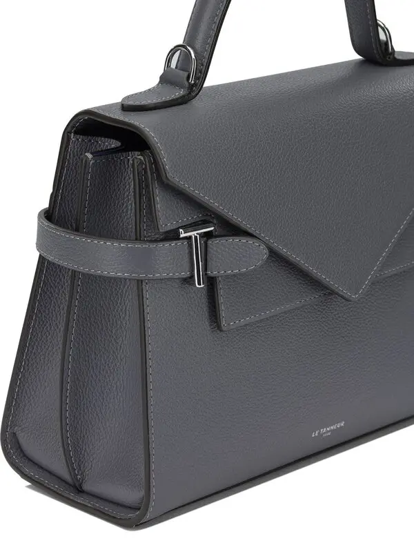 LE TANNEUR Structured Flap Shoulder Bag