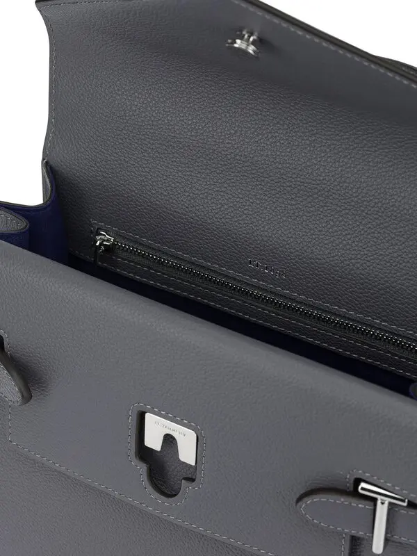 LE TANNEUR Structured Flap Shoulder Bag