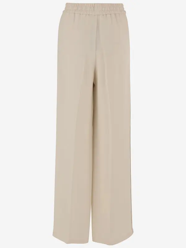 Valentino Garavani Drawstring Wide-leg Trousers