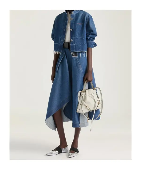 Givenchy Small Voyou Bucket Bag In Shiny Leather