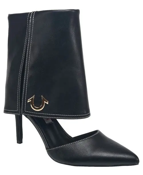 True Religion Her Foldover Cuff Heel - Black