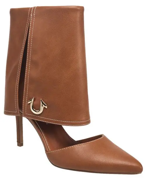True Religion Her Foldover Cuff Heel - Brown