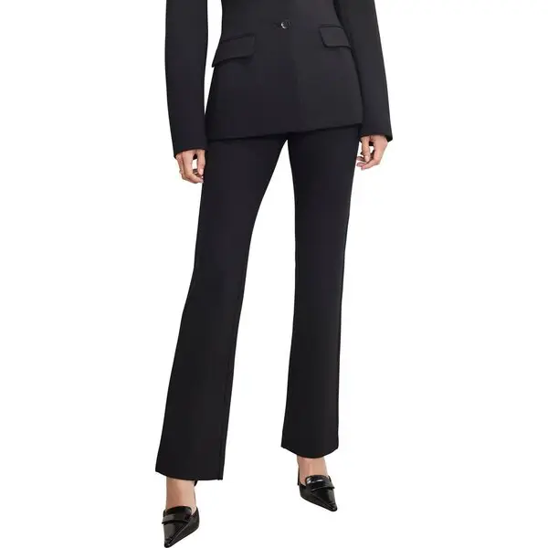 Good American Ponte Straight Leg Pants