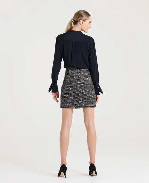 REALLY WILD CLOTHING Isabella Boucle Skirt