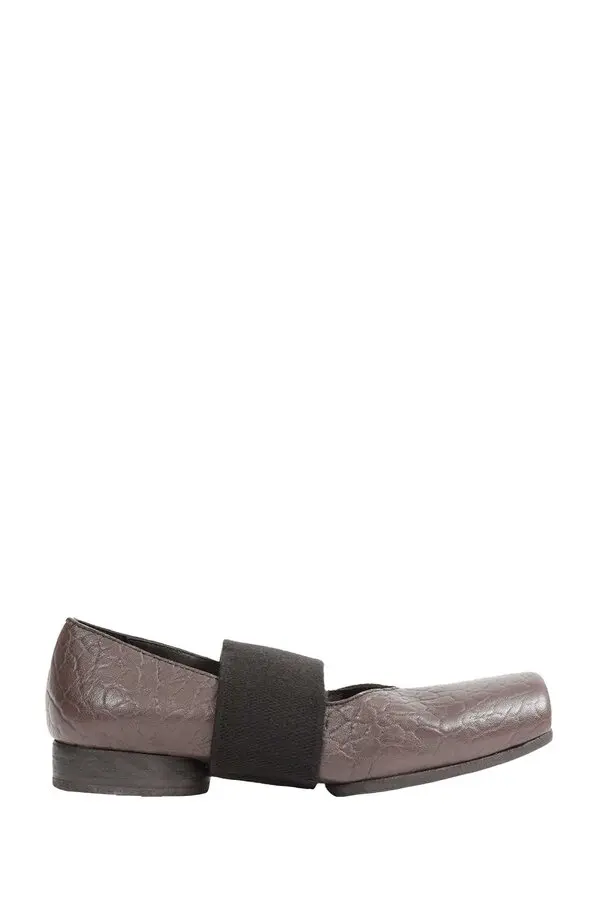UMA WANG Leather Ballet Shoes - Brown