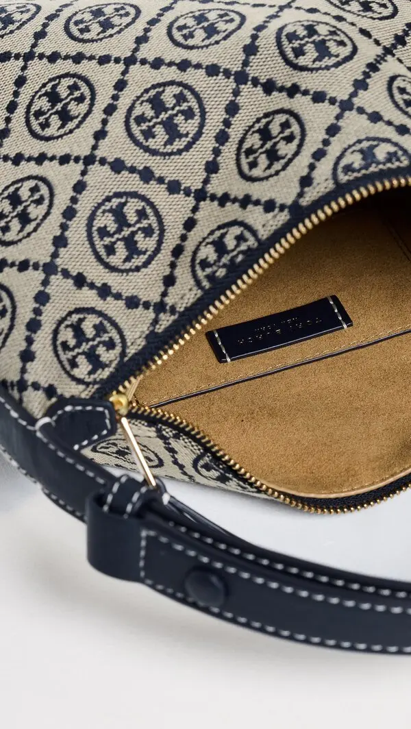 Tory Burch Mellow T Monogram Shoulder Bag - Tory Navy