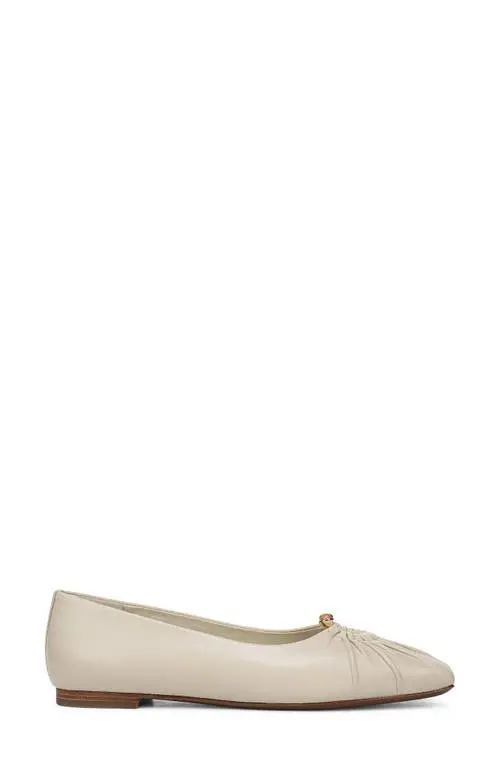 Vince Dany Pleated Ballet Flat - Moonlight
