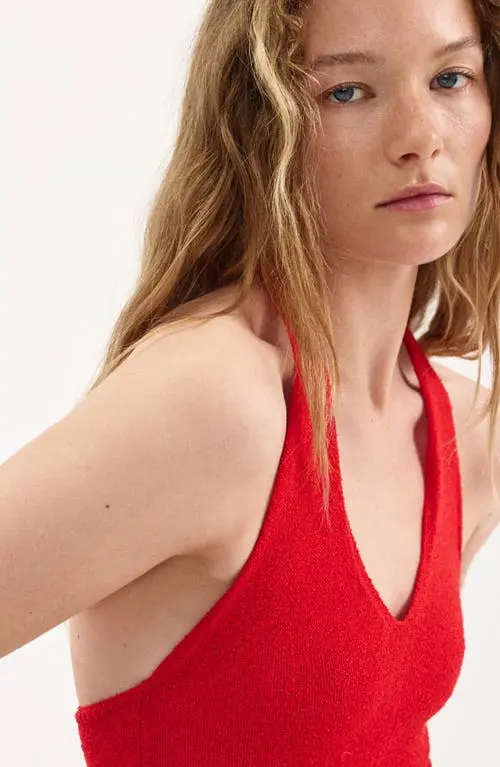 Mango Knit Halter Dress