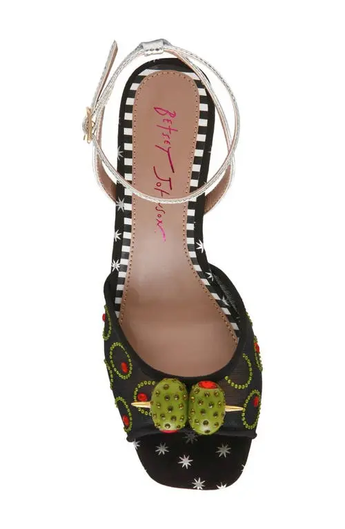 Betsey Johnson Martini Ankle Strap Sandal
