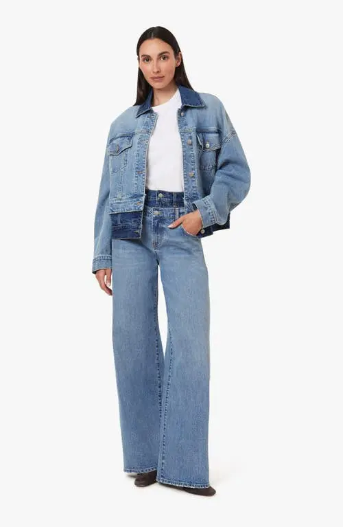 Habitual Gemma Double Waistband Wide Leg Jeans