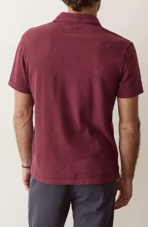 Marine Layer Luxe Slub Pocket Polo