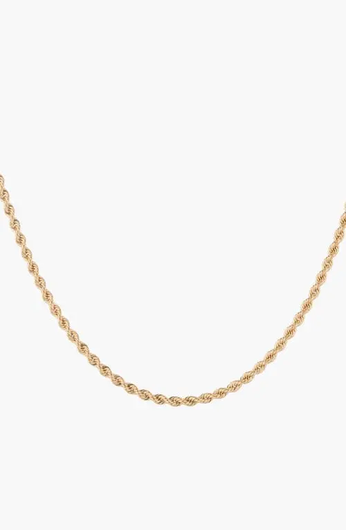 AURATE Rope Chain Necklace