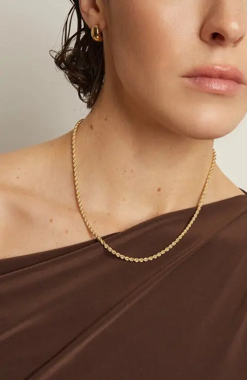 AURATE Rope Chain Necklace