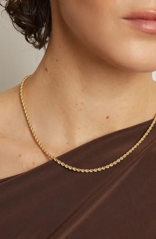 AURATE Rope Chain Necklace