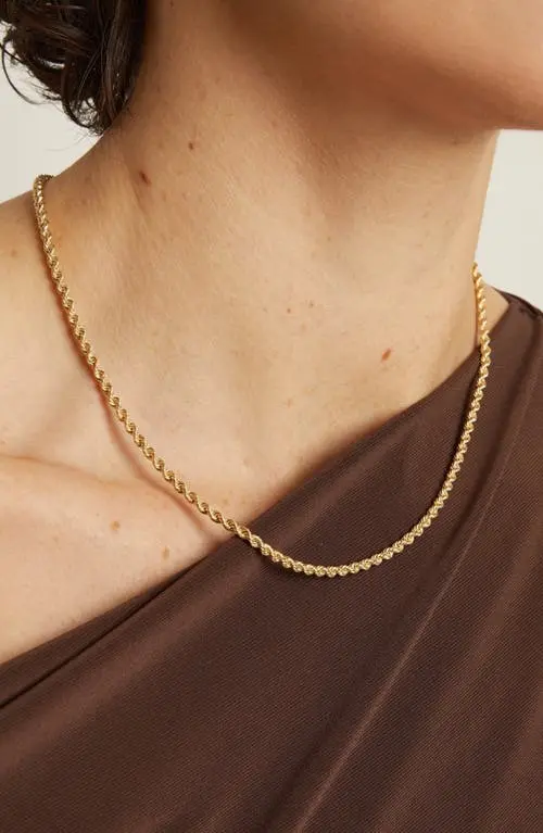 AURATE Rope Chain Necklace
