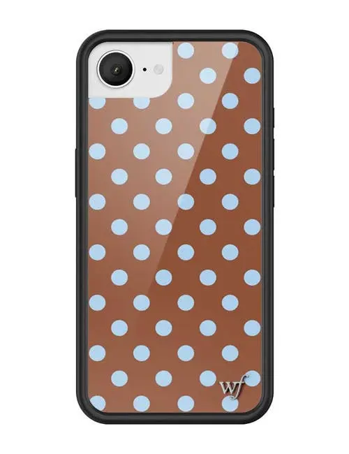 WILDFLOWER CASES Polka Dot | Brown And Blue /17e/air/17 Pro/17 Pro Max Case - Iphone 17e