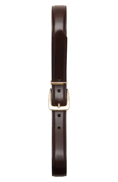Mango Leather Belt - Chocolate