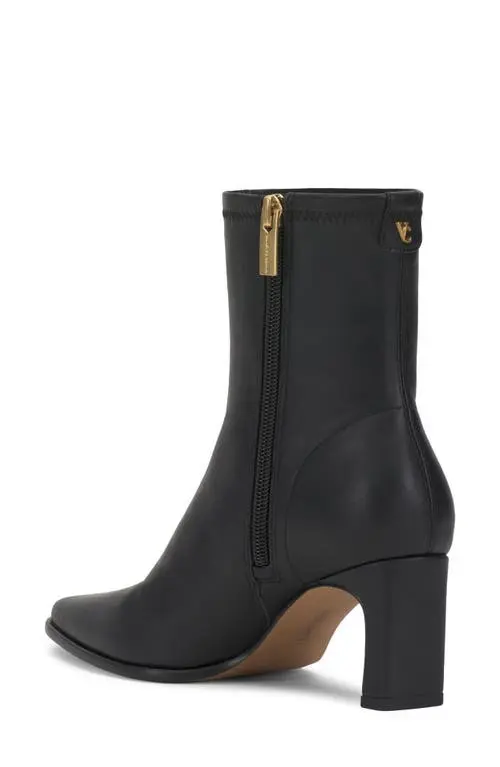 Vince Camuto Julea Pointed Toe Block Heel Bootie - Black