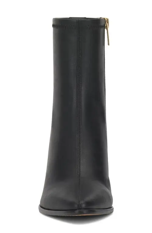 Vince Camuto Julea Pointed Toe Block Heel Bootie - Black