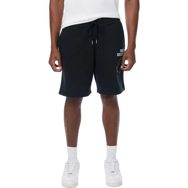 True Religion Buddha Logo Fleece Shorts