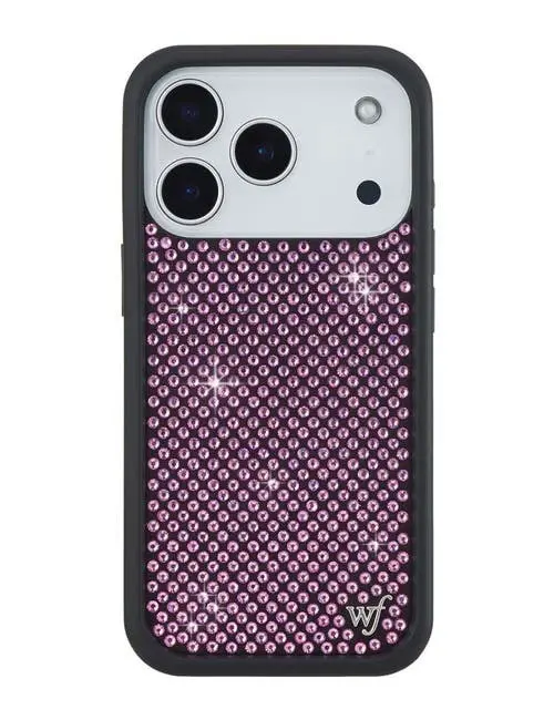 WILDFLOWER CASES Pink Rhinestone /17e/air/17 Pro/17 Pro Max Case - Iphone 17 Pro