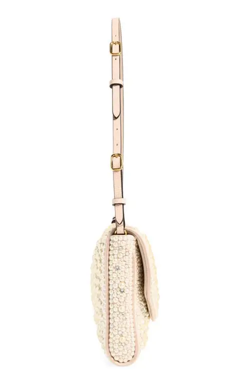 Valentino Garavani Small Devain Faux Pearl Clutch