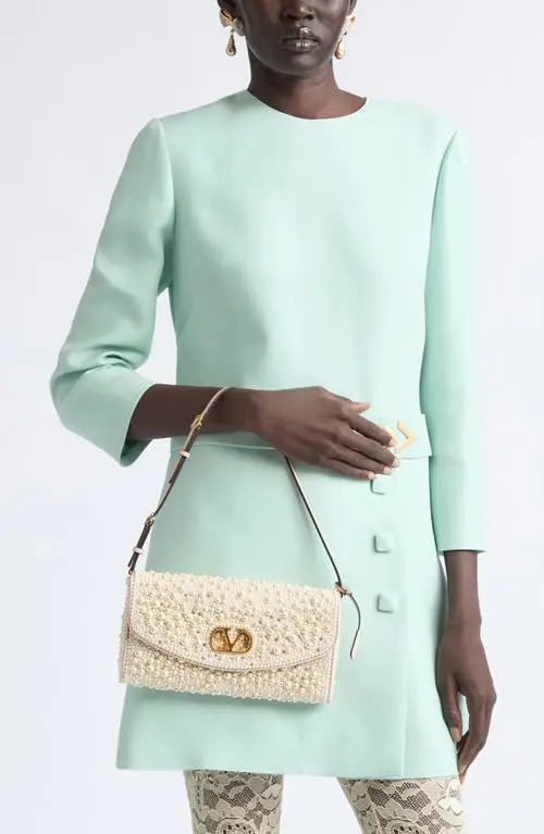 Valentino Garavani Small Faux Pearl Clutch