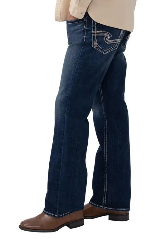 SILVER JEANS CO. Zac Relaxed Fit Straight Leg Jeans