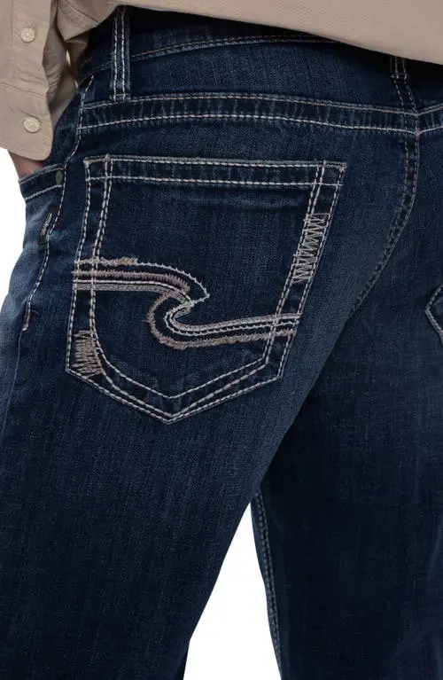SILVER JEANS CO. Zac Relaxed Fit Straight Leg Jeans
