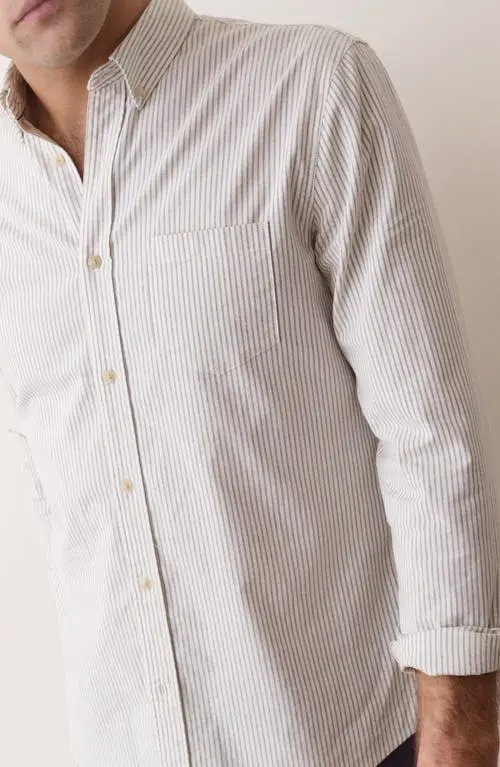 Marine Layer California Striped Oxford Shirt