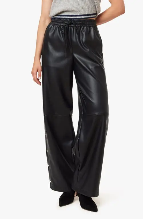 Habitual Faux Leather Track Pants